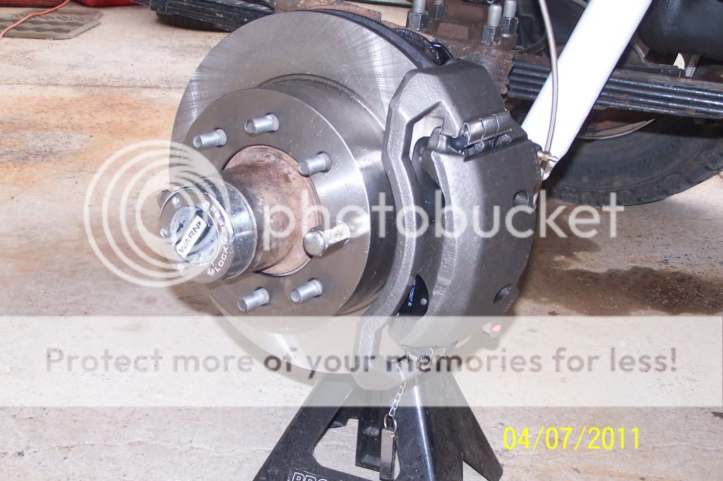 14" front disk conversion | Pirate 4x4