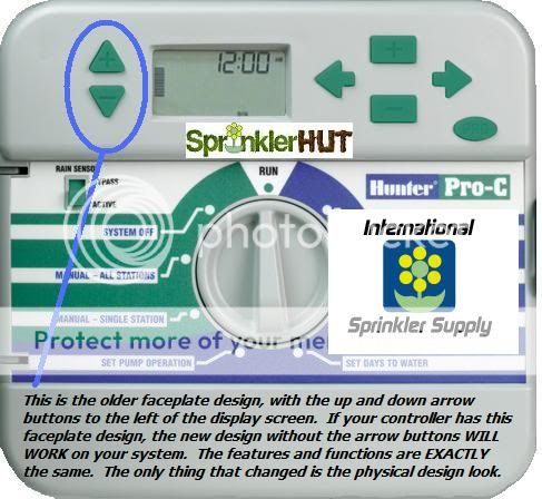 HUNTER PRO-C CONTROLLER FACEPLATE DISPLAY SCREEN 526200 FRONT PANEL | eBay