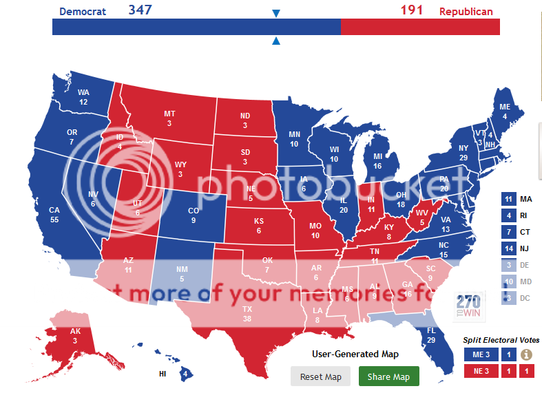 Is Hillary up for the biggest Presidential landslide victory in history ...